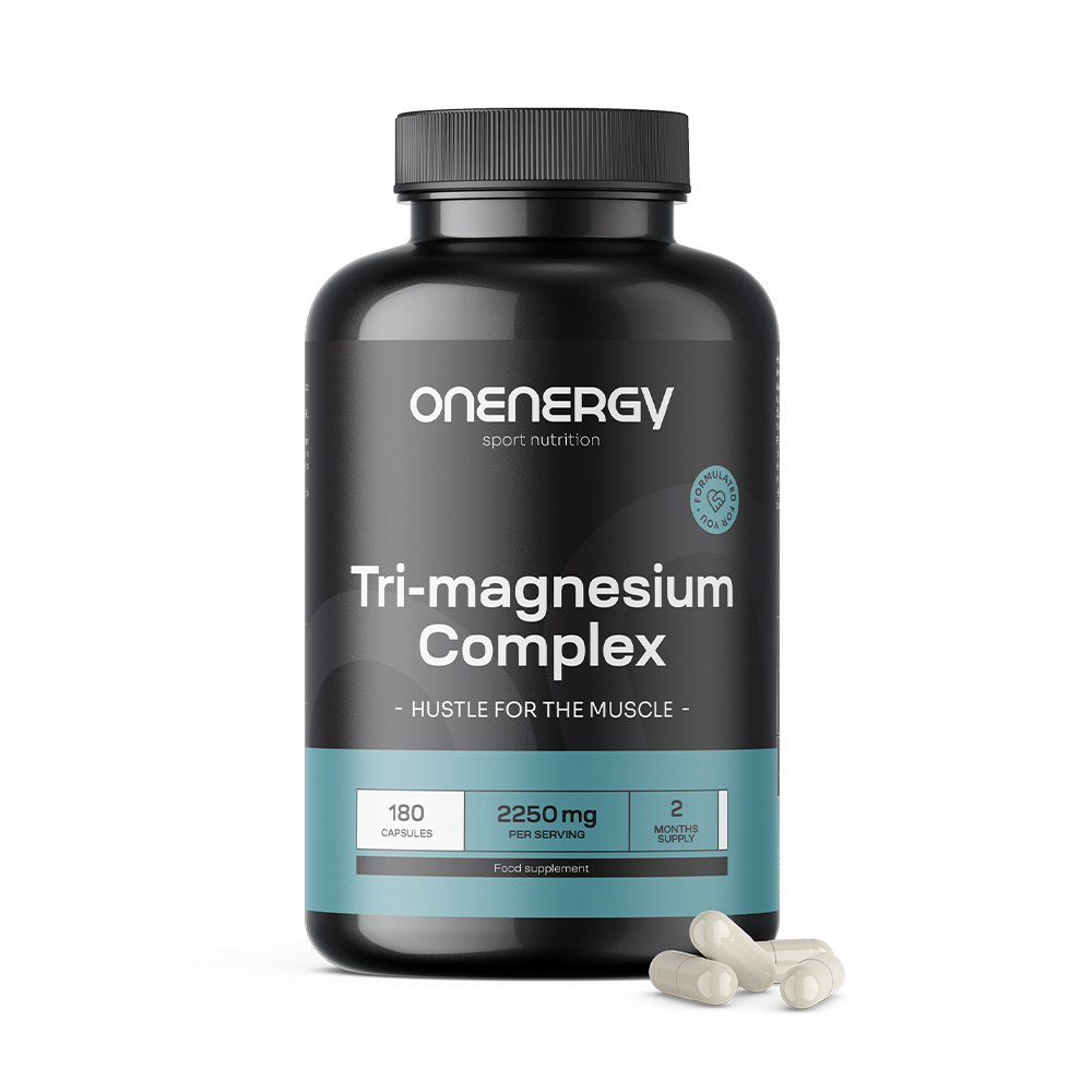 Tri-Magnesium-Komplex 2250 mg, 180 Kapseln - OnEnergy.at
