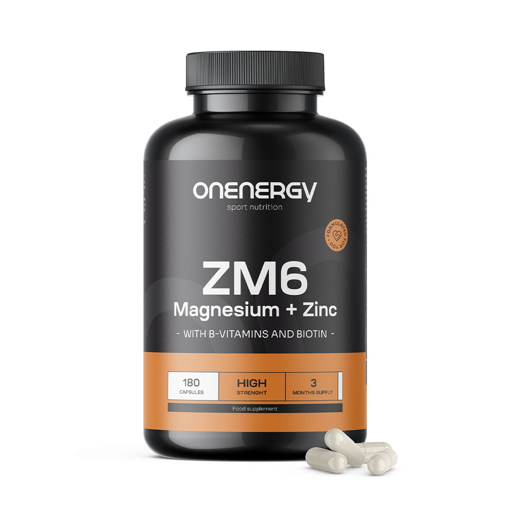 ZM6 - Magnesium mit Zink, 180 Kapseln - OnEnergy.at