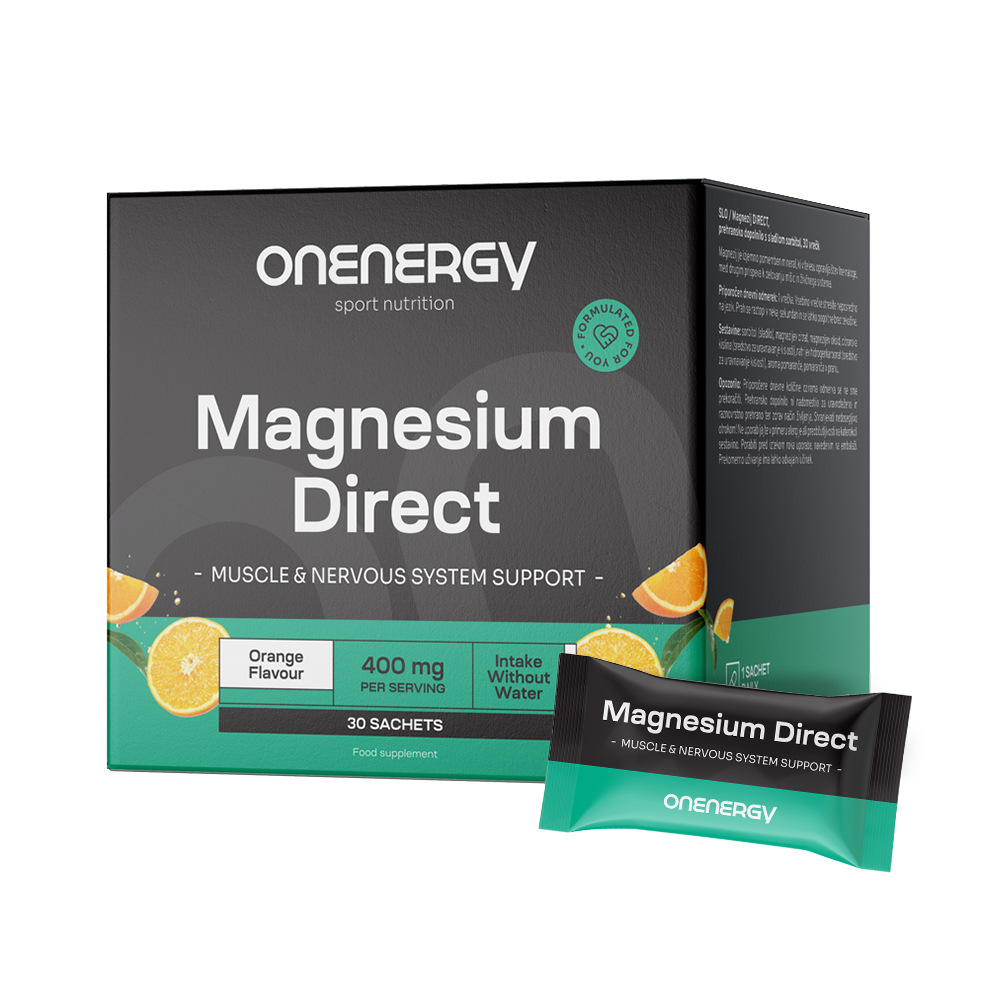 Magnesium DIRECT 400 mg, 30 Beutel - OnEnergy.at